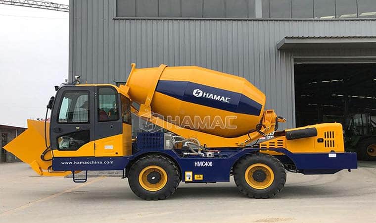 HMC400 Self-loading Concrete Mixer Was Delivered to Mexico - HAMAC